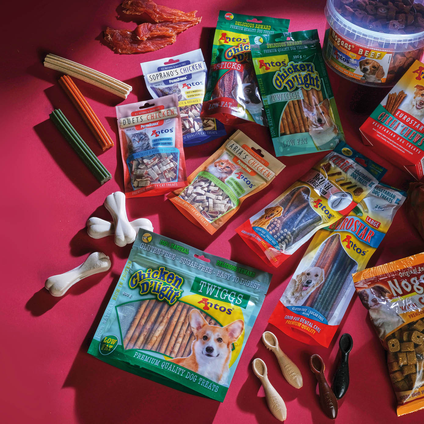 Antos® | Merk en Groothandel in Hondensnacks & Kattensnacks